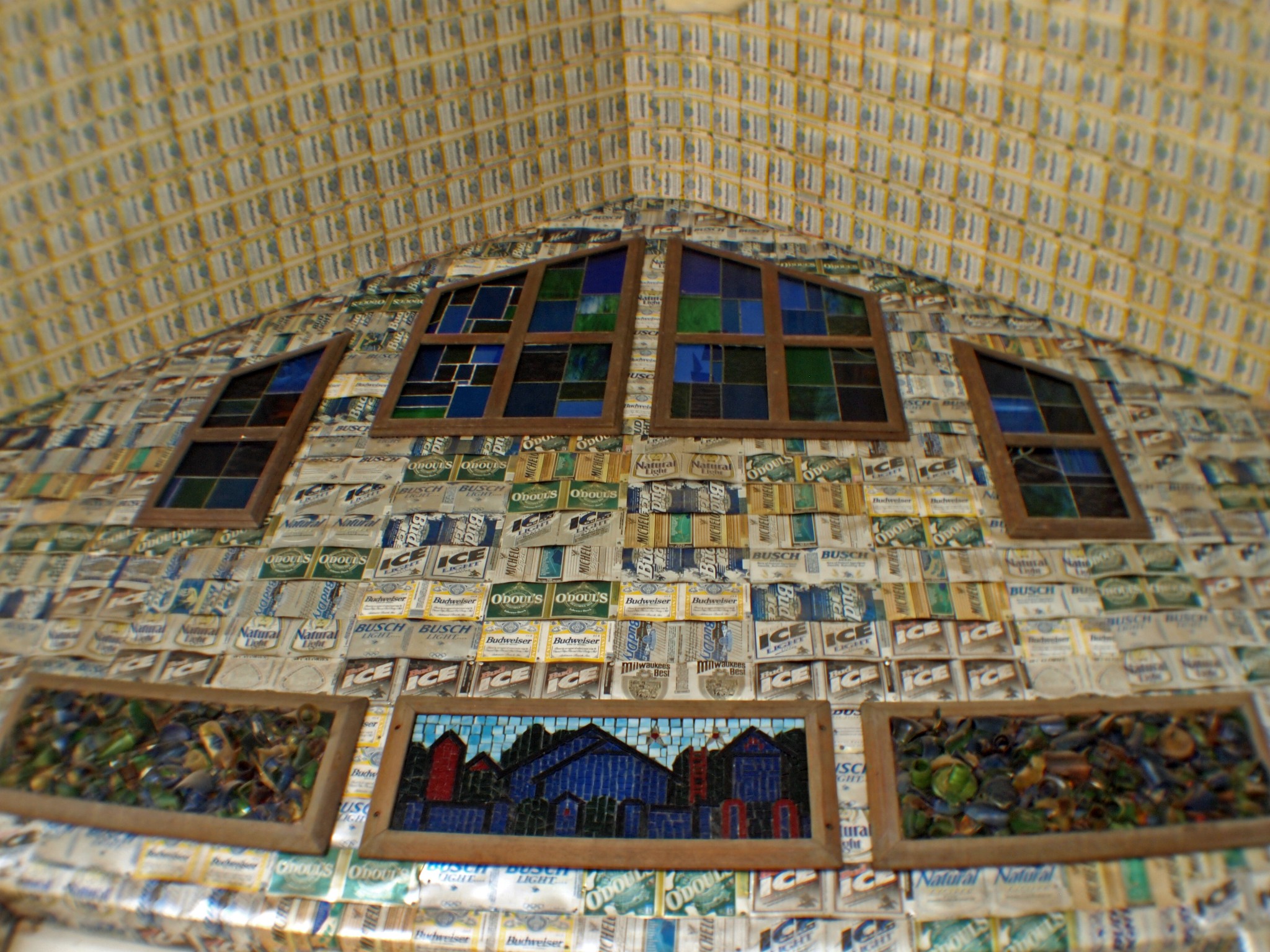 Beer Can House is Ultimate Houston Recycled Decor: Over 50,000 Recycled ...