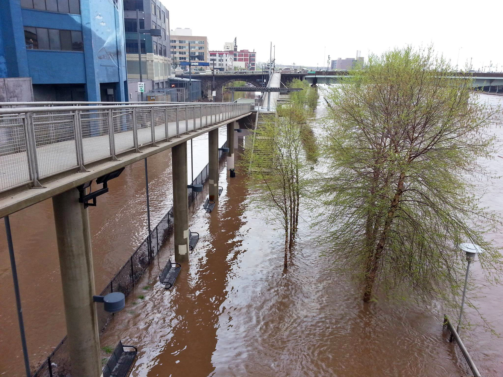 Flooded Schuylkill Bike Trail: Photo Friday – Green Philly