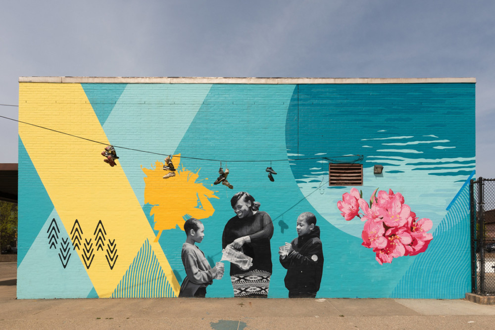 Mural Arts & Phila Water debut new mural in North Philly to encourage ...