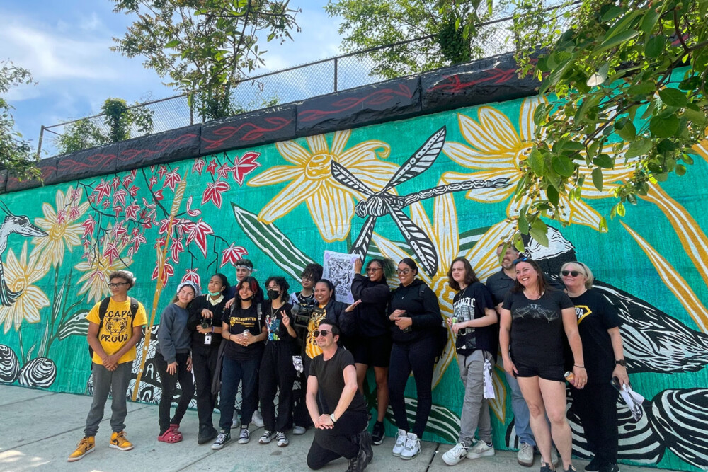 New mural connects the ‘fish’ in its backyard back to Fishtown – Green ...