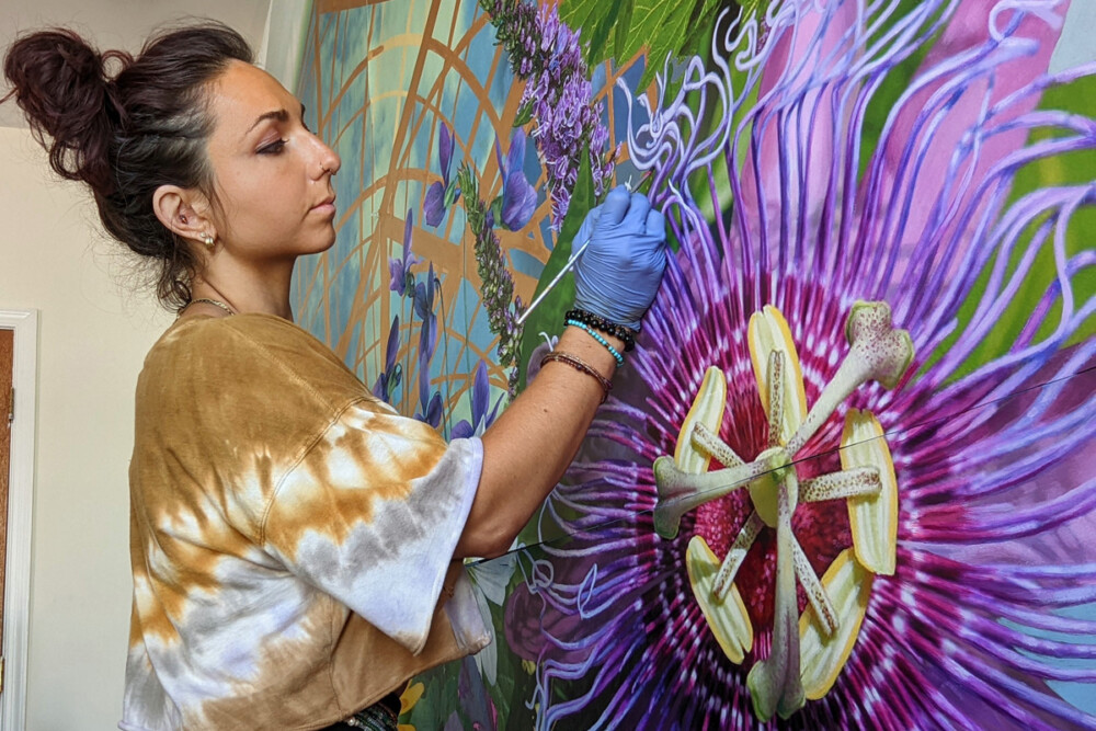 Kala Hagopian turns nature’s canvas into beautiful eco-murals – Green ...