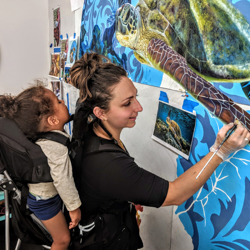 Kala Hagopian turns nature’s canvas into beautiful eco-murals – Green ...